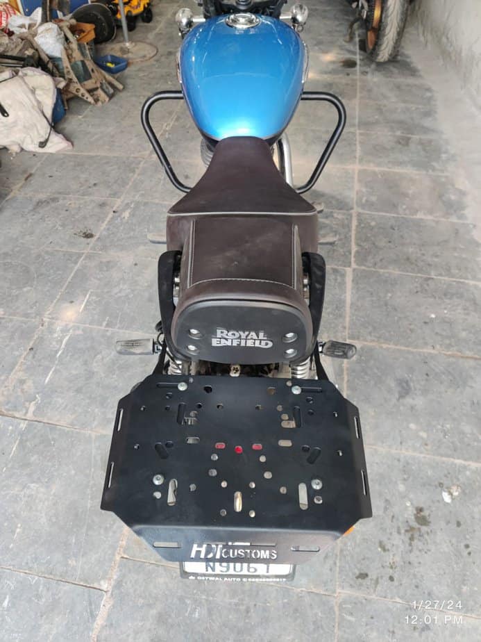 Royal Enfield Meteor 350 Top Rack | Motorcycle Luggage Solution ...