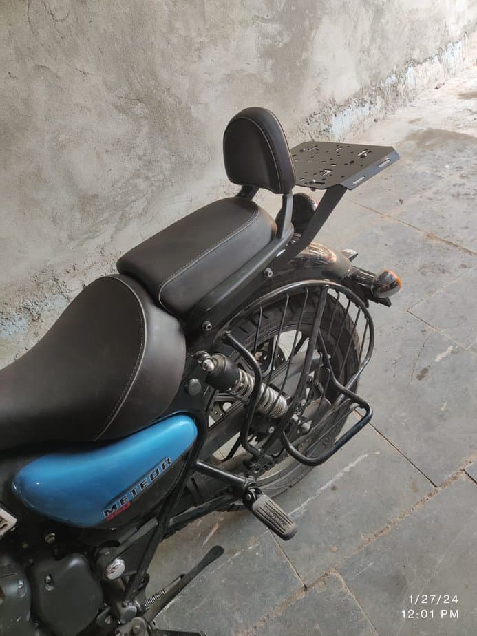 Royal Enfield Meteor 350 Top Rack | Motorcycle Luggage Solution ...