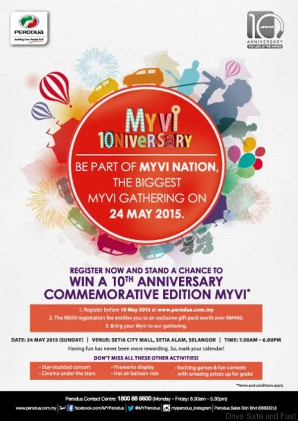 Perodua “Myvi Nation, the biggest Myvi gathering”