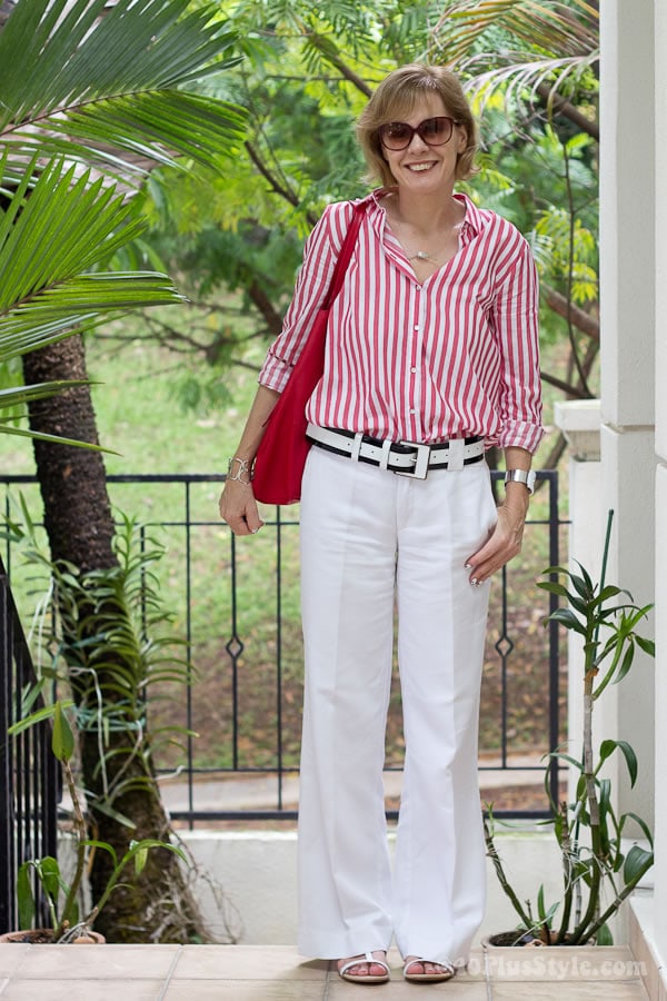 How to wear red over 40 | 40plusstyle.com