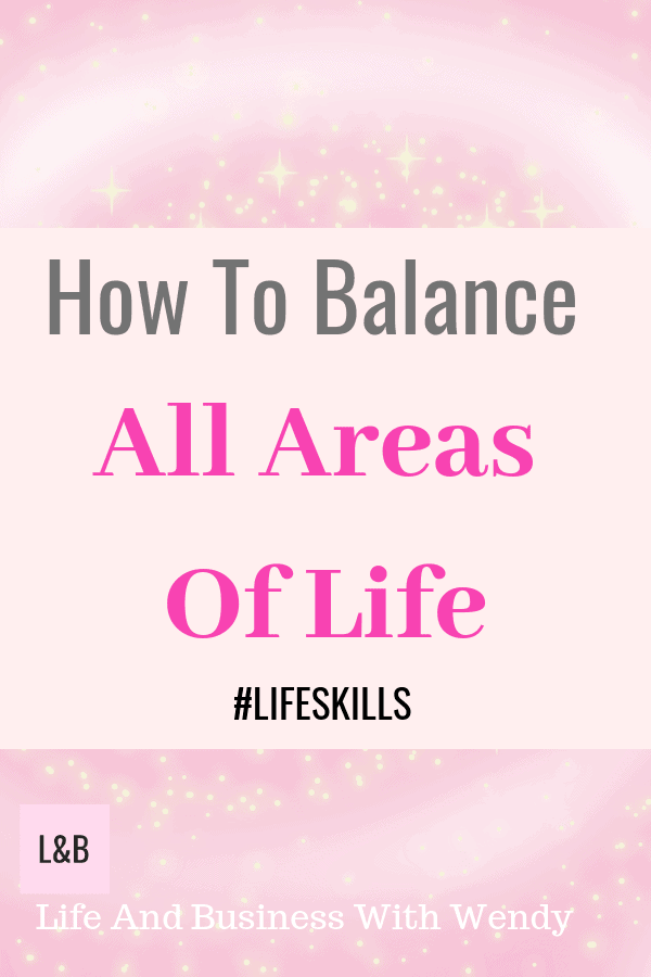 How to improve and find balance in all areas of life