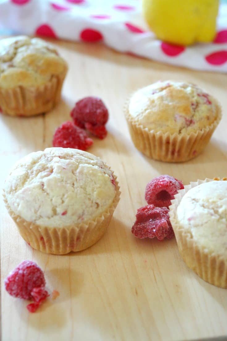 The Best Lemon Raspberry Muffins Recipe - Retro Housewife Goes Green