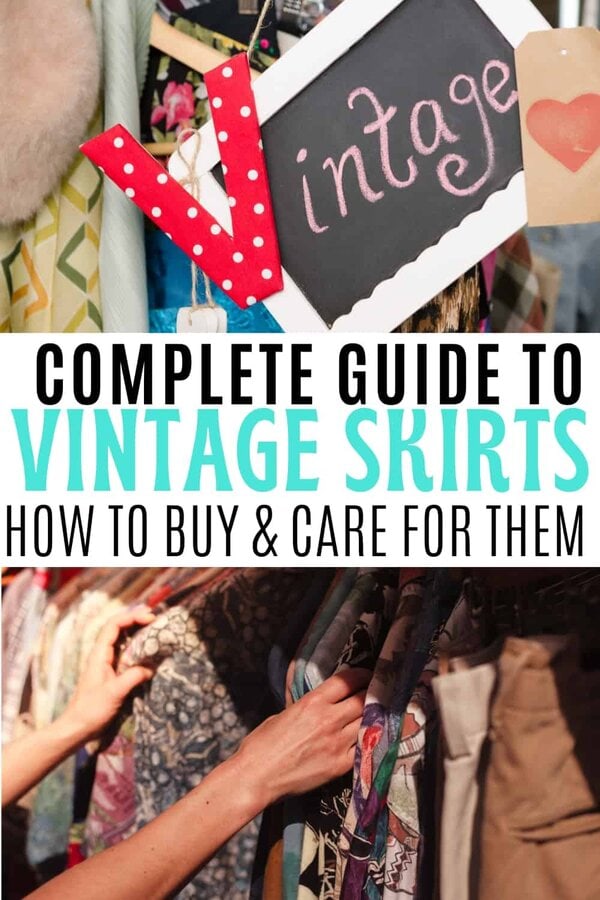 Vintage Skirts 101: How to Identify, Care for, and Where to Buy Retro ...