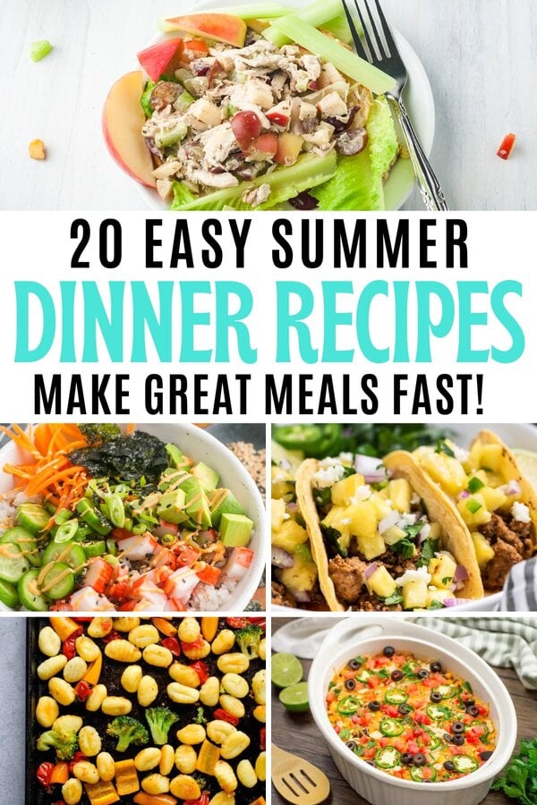 Satisfying and Simple: Easy Summer Dinners That Won't Keep You in the ...
