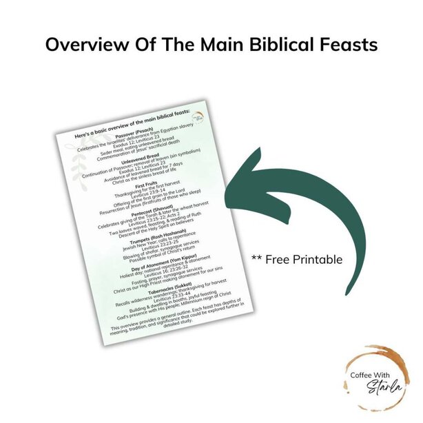 Feasts in the Bible: Journey Through Tradition - Coffee With Starla