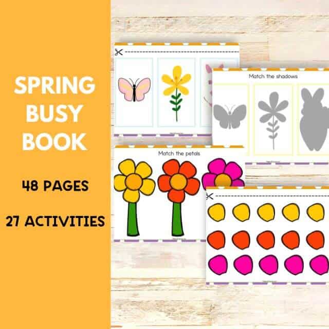 Spring Busy Book - Kidz Craft Corner