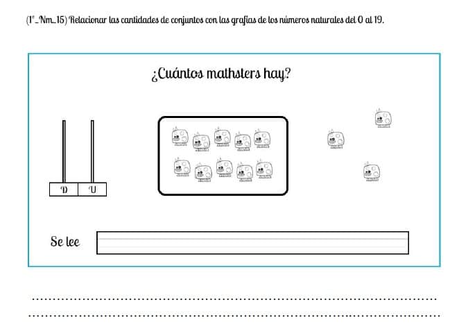 📚 Números del 10 al 20 📚 1º Educación Primaria