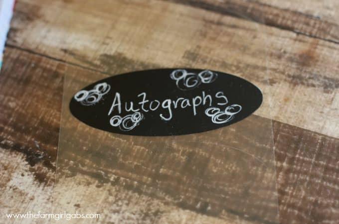 Make Your Own Disney Autograph Book