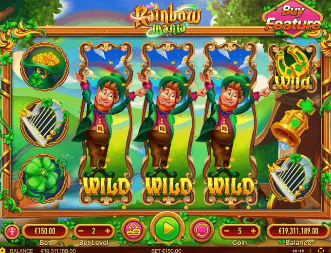 Rainbow Mania Slot Review - SpinaSlots