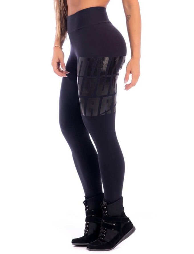 HIGH-WAIST MOTO MARK LEGGING (BLACK) - SPORTY SHEEK
