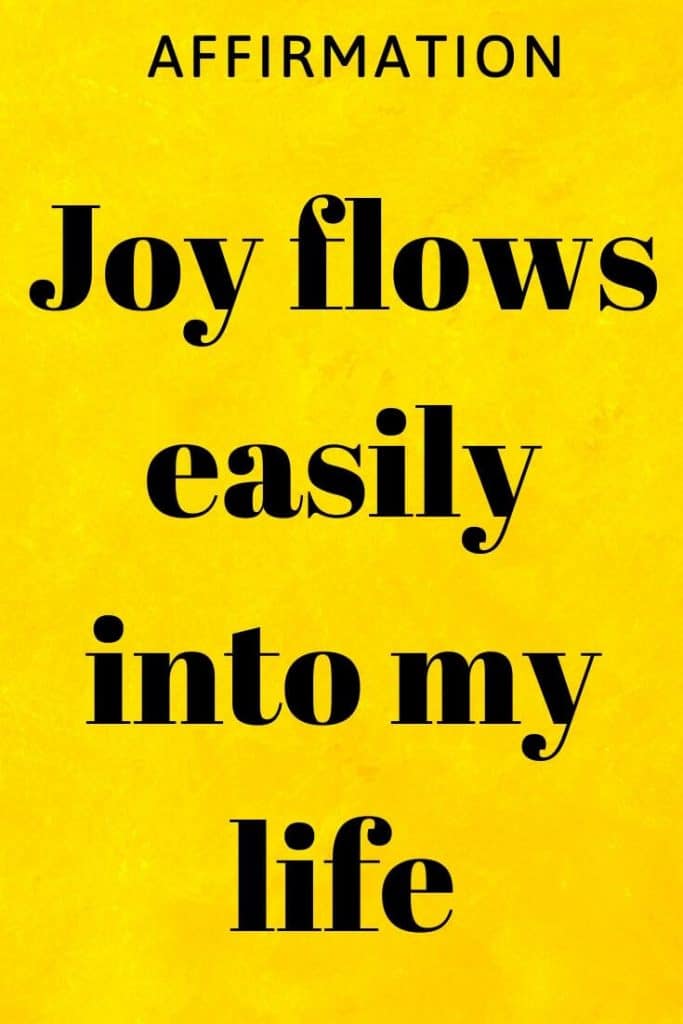 Wonderful Affirmations for Joy