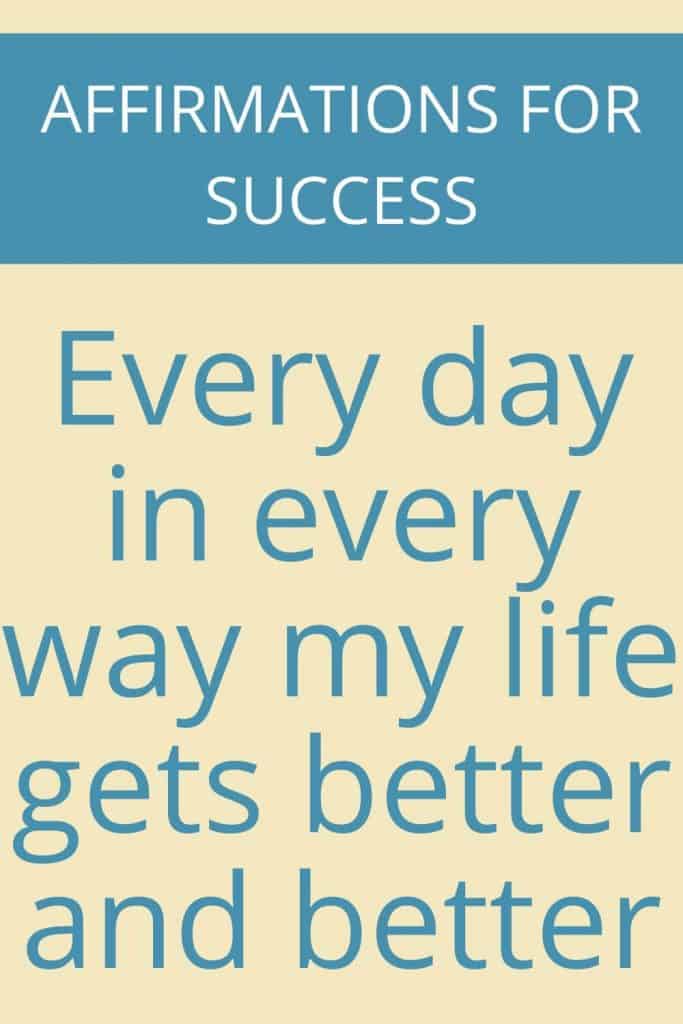 Success Affirmations - Fill your mind with thoughts that support you