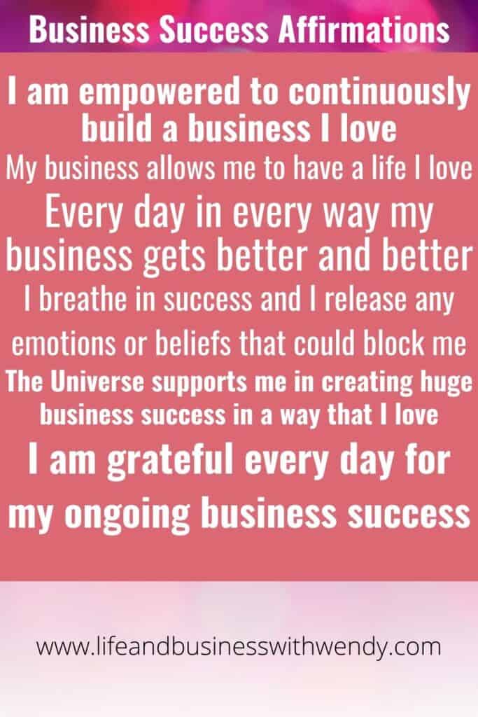 21 Power Affirmations For Business Success