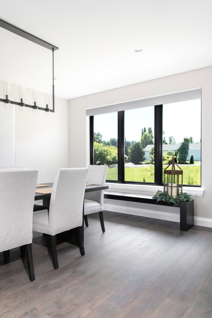 agreeable gray dining room