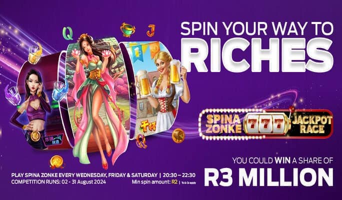 Spina Zonke Race August 2024 - SpinaSlots