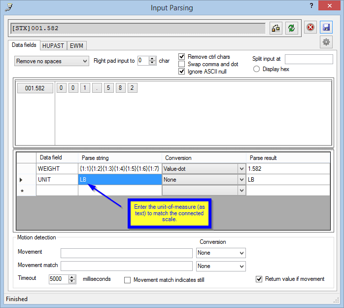 What are the settings for Mettler Toledo PS scales using serial ...