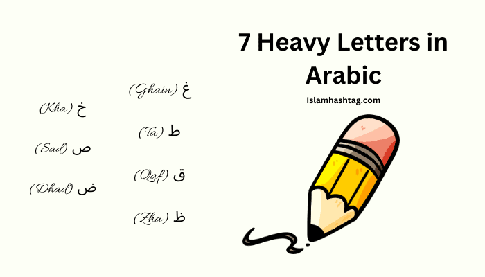 How To Pronounce The 7 Heavy Letters In Arabic? - Islam Hashtag