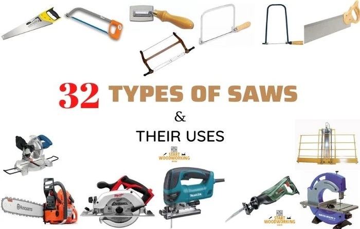 32 Types of Saws and Their Uses [With Pictures] - Start Woodworking Now