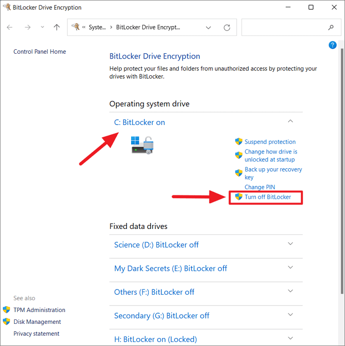 Bitlocker For Windows 11: Enable/ Disable/ Configure - TechCommuters