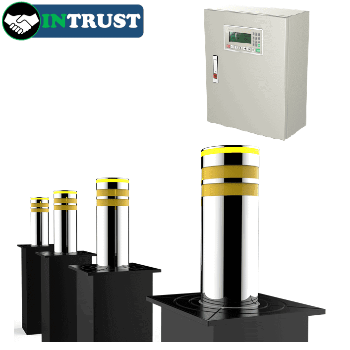 Automatic rising bollard | Automatic hydraulic bollards bollard | InTrust