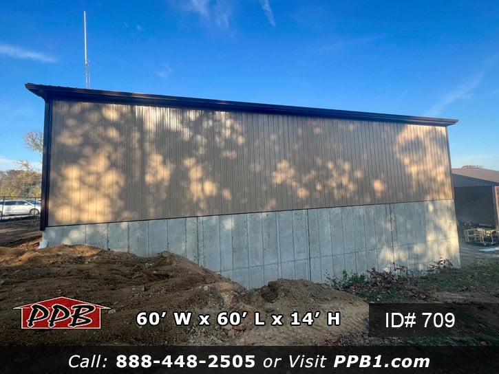 709 - Three Sided Salt Shed Building - Pioneer Pole Buildings, Inc.