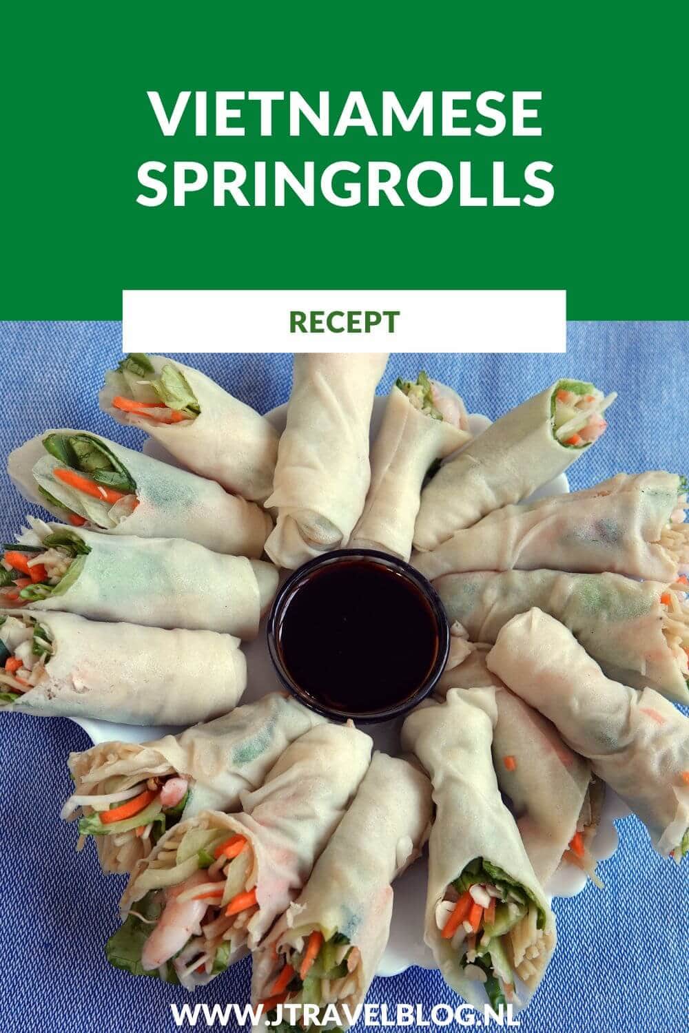 Recept : Vietnamese springrolls - JTravelBlog