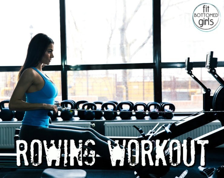 Side view portrait of a beautiful woman working out on simulator at gym