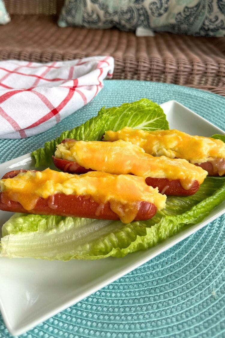 Mashed Potato Stuffed Hot Dogs (1940s Recipe) - Retro Housewife Goes Green
