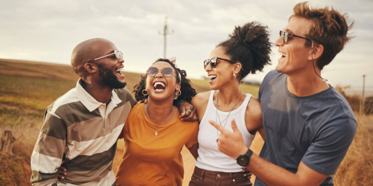 Wellbeing and social connection can generate "an upward spiral" by ...