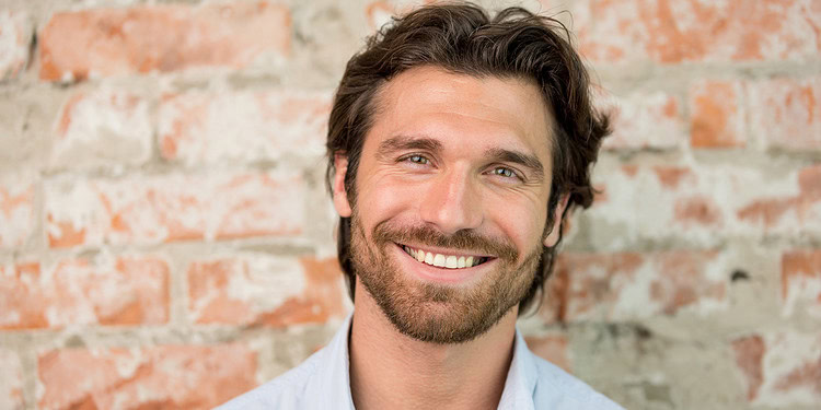 attractive man features