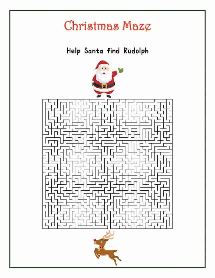 Free Christmas Game Printables - Saving You Dinero