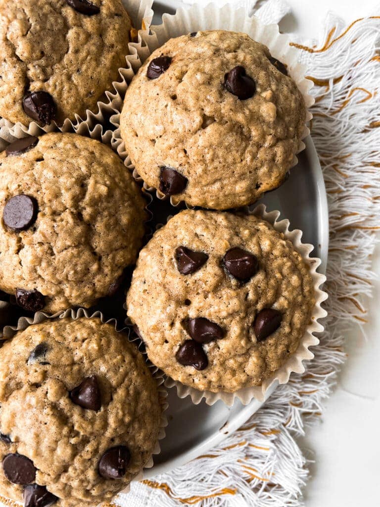 Oatmeal Chocolate Chip Muffins - Hello Spoonful
