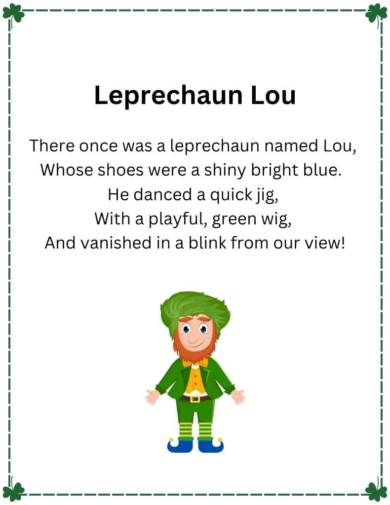 Fun St. Patrick's Day Poems for Kids