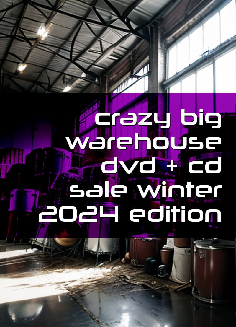 Crazy Big Warehouse DVD Sale January 2024 Edition! – Hudson Music