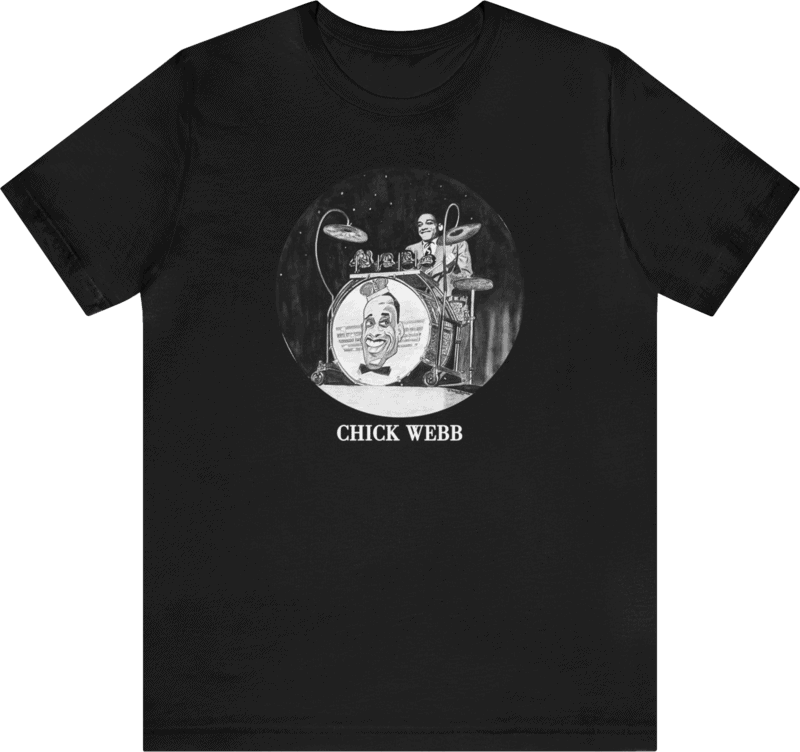 Chick Webb – Drum Legends Shirt – Hudson Music