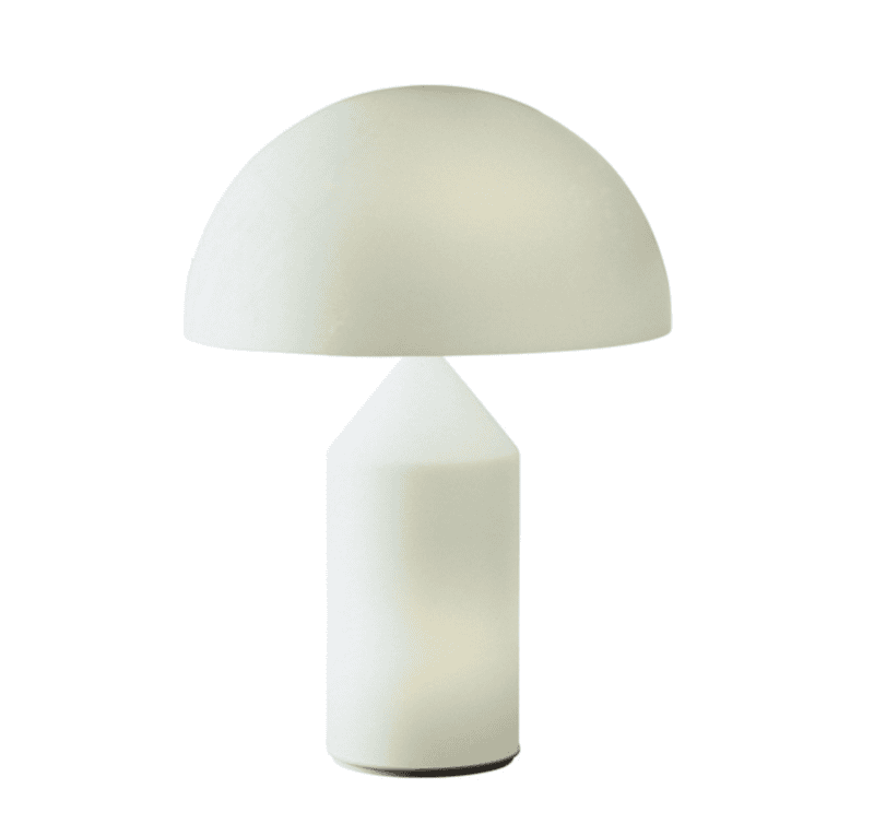 Atollo Opal White Table Lamp | Replica of Italian Design Classic