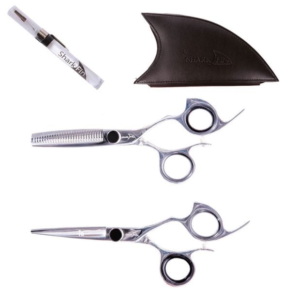 5.5" Shark Fin Shears Set with Pouch - Pivot Point International