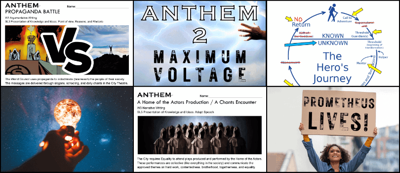 ANTHEM Pre-reading Activities / Introduction Lessons - TeachNovels.com