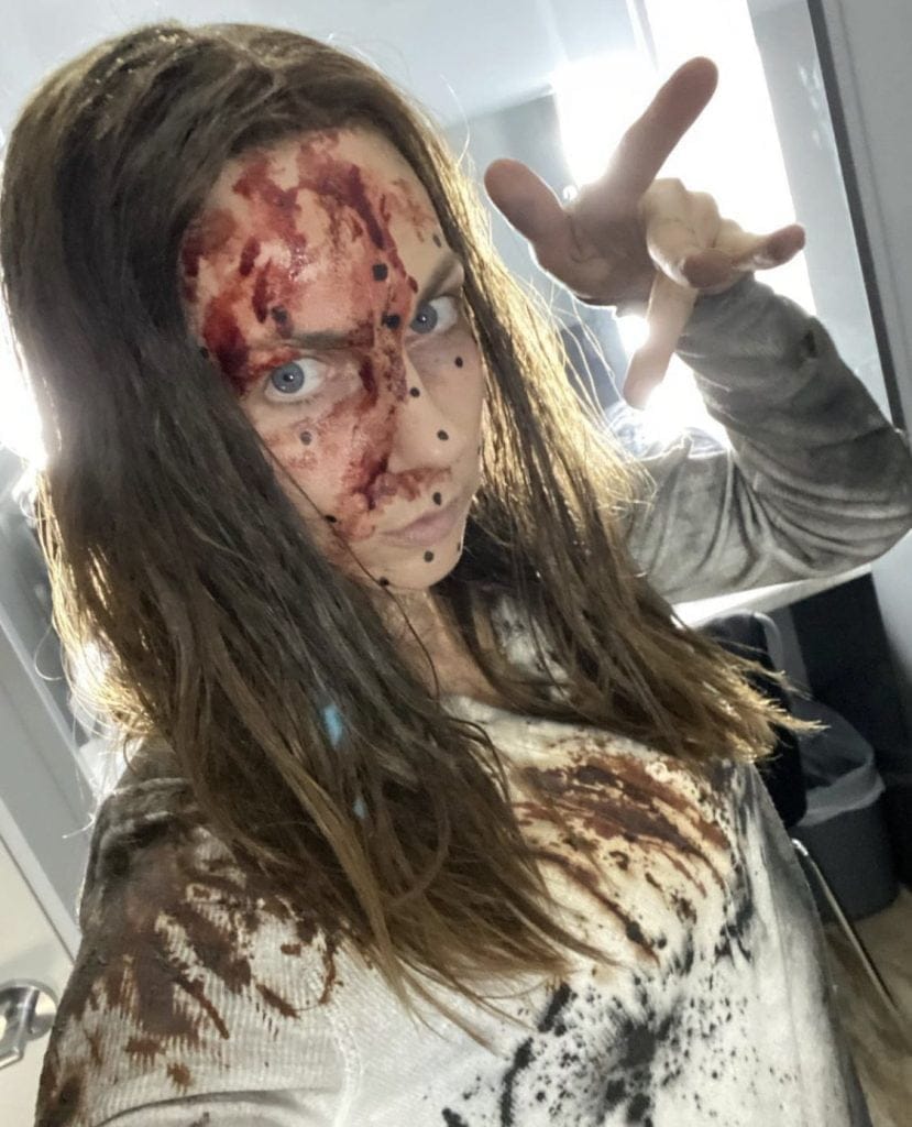 Elizabeth Olsen’s Stunt Double CC Ice Shared BTS Images of Her as the ...