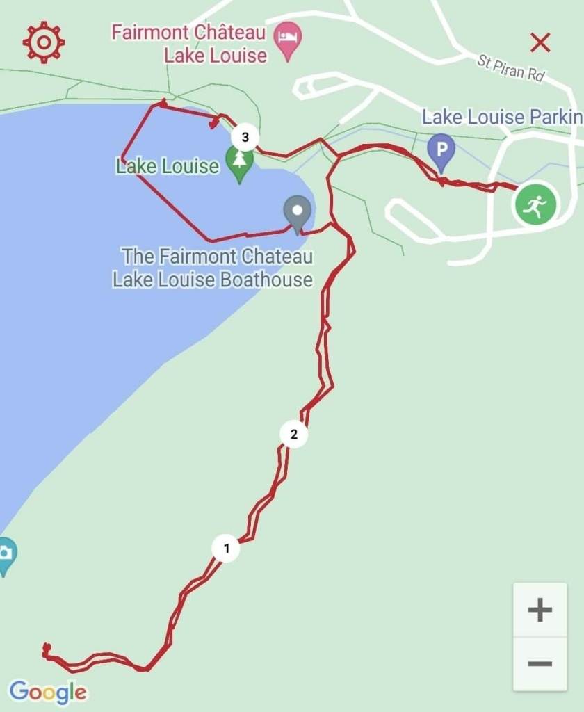 Fairview Lookout - Wanderung am Lake Louise - Kanada im Winter