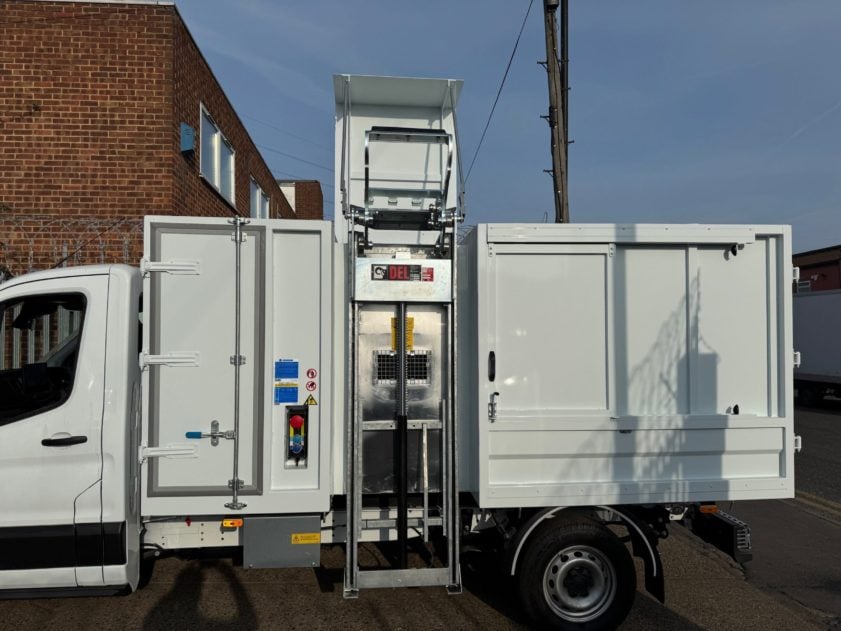 FORD TRANSIT TIPPER WITH BIN LIFT - Tipmaster