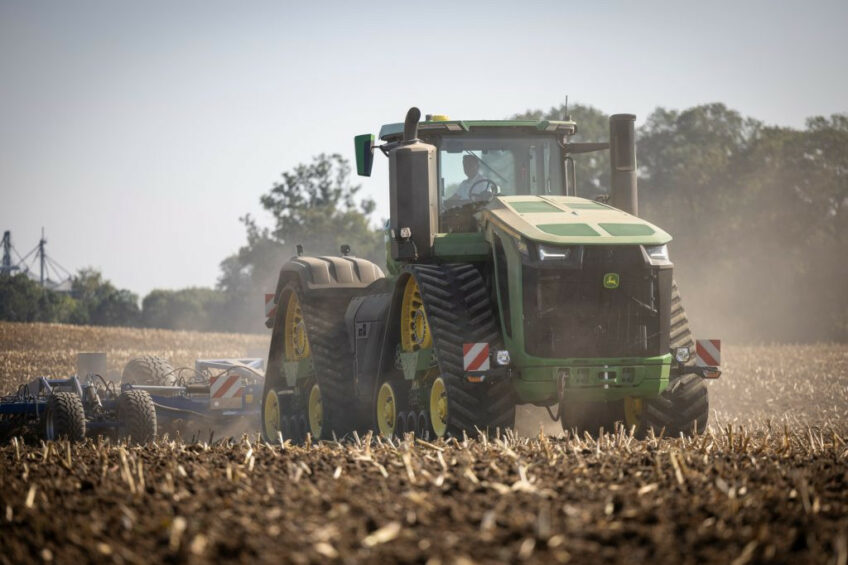 Test drive with John Deere 9RX 830