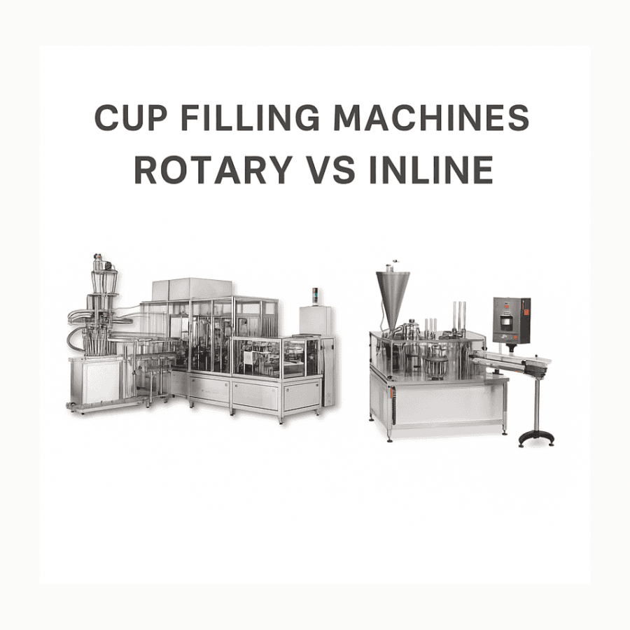 Rotary vs Inline Cup Filling Machines | Pure Packaging