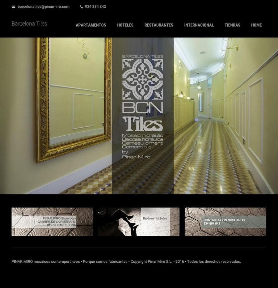 Barcelona tiles design | Identidad visual y aplicaciones.