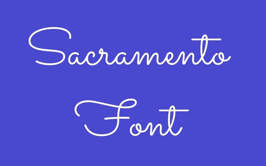Sacramento Font Free Download - Fonts Bee