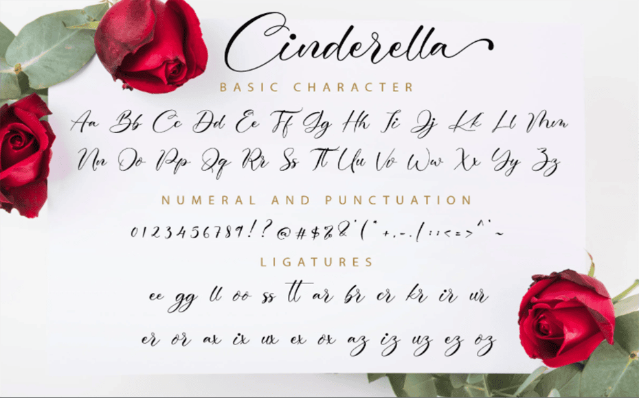 Cinderella Font Free Download - Fonts Bee