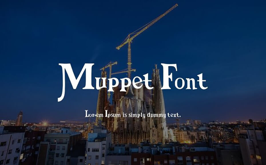 Muppet Font Family Free Download - Fonts Bee