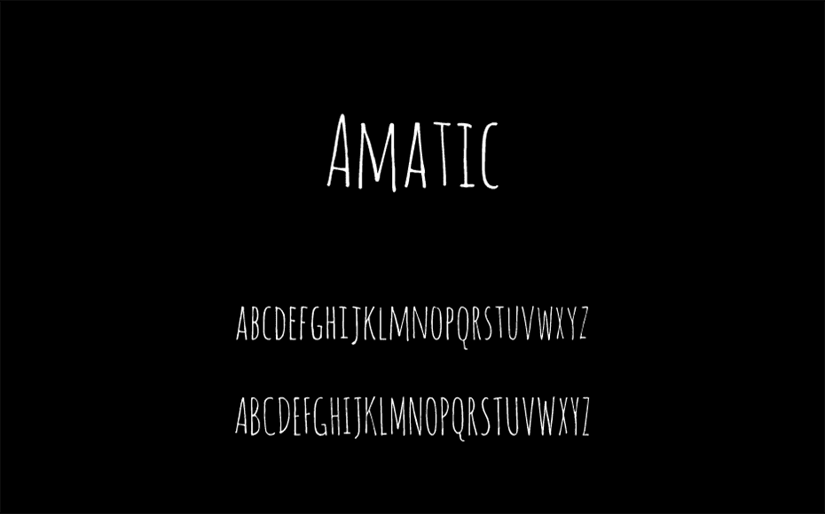 Amatic SC Font Family Free Download - Fonts Bee