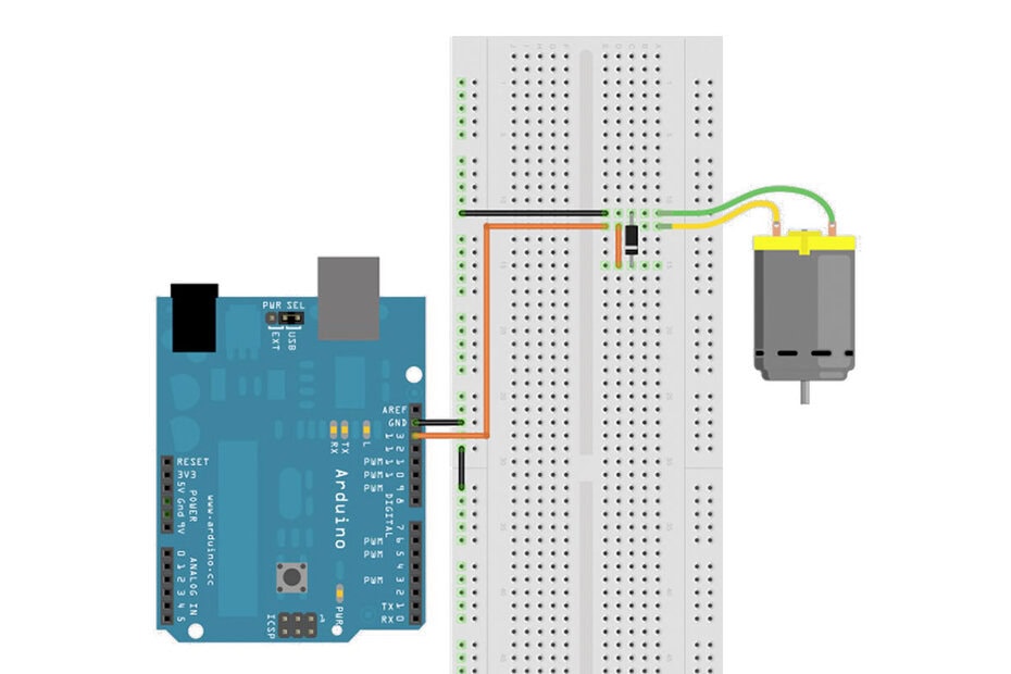 Motorsteuerung direkt per Arduino – Arduino Tutorial