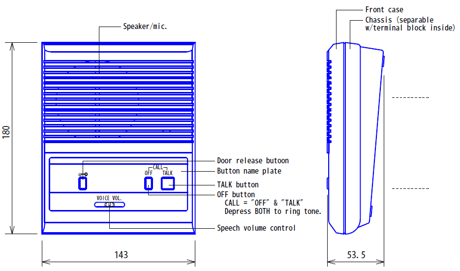 LEM-1DL Technical Specifications - Aiphone